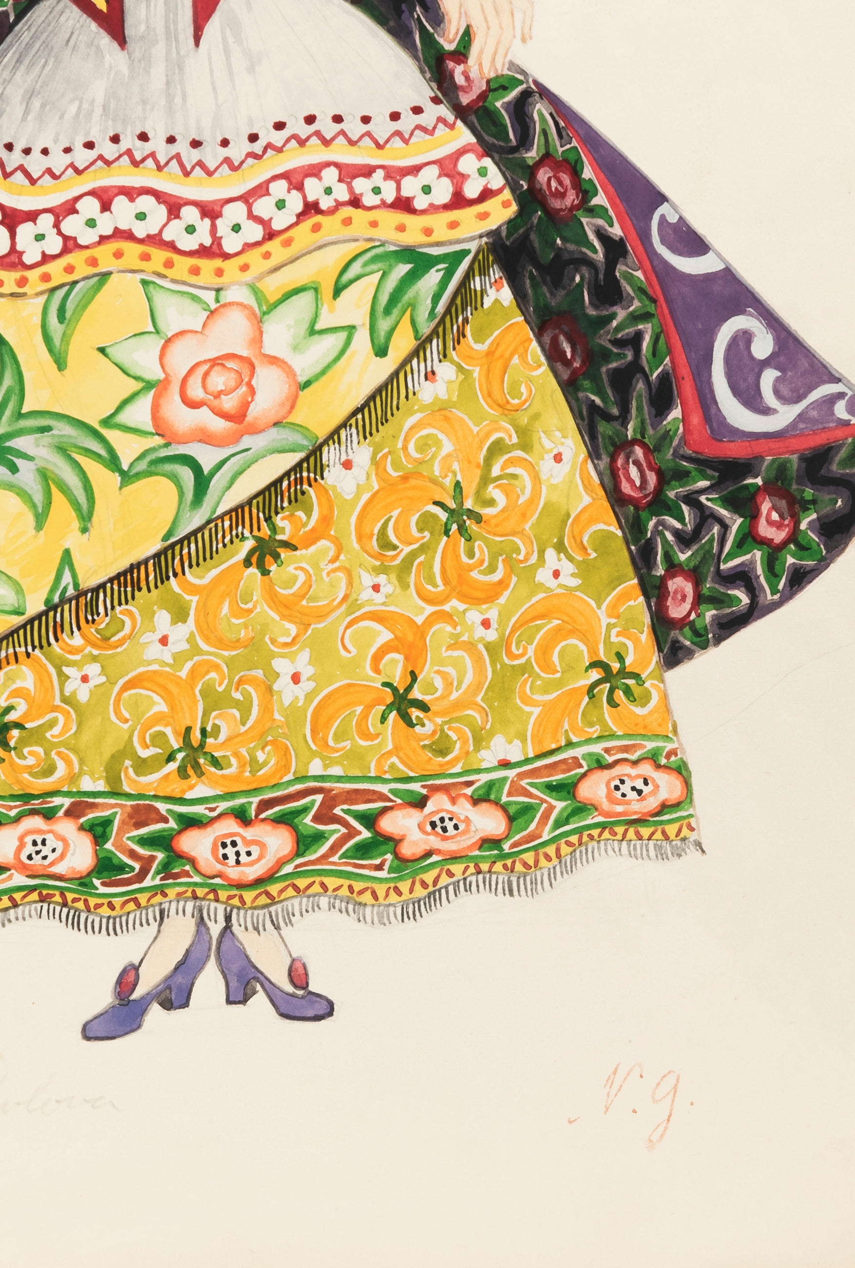 Natalia Goncharova | Costume Design for Anna Pavlova | MutualArt