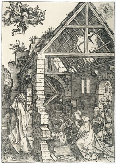 Albrecht Dürer | The Nativity (Adoration of the shepherds) | MutualArt