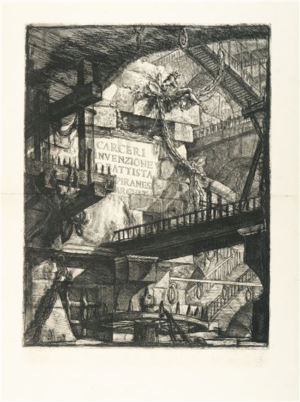 Giovanni Battista Piranesi | Invenzioni Capric Di Carceri (Title sheet ...