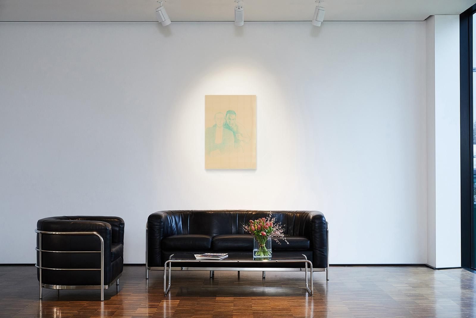 Gottfried Helnwein | Sergej Rachmaninow und Mike Tyson. (1990) | MutualArt