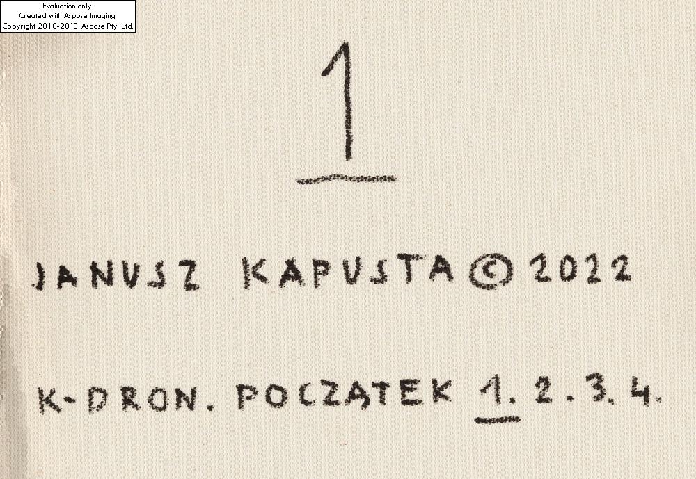 Janusz Kapusta | K-DRON.BEGINNING 1.2.3.4. set (2022) | MutualArt