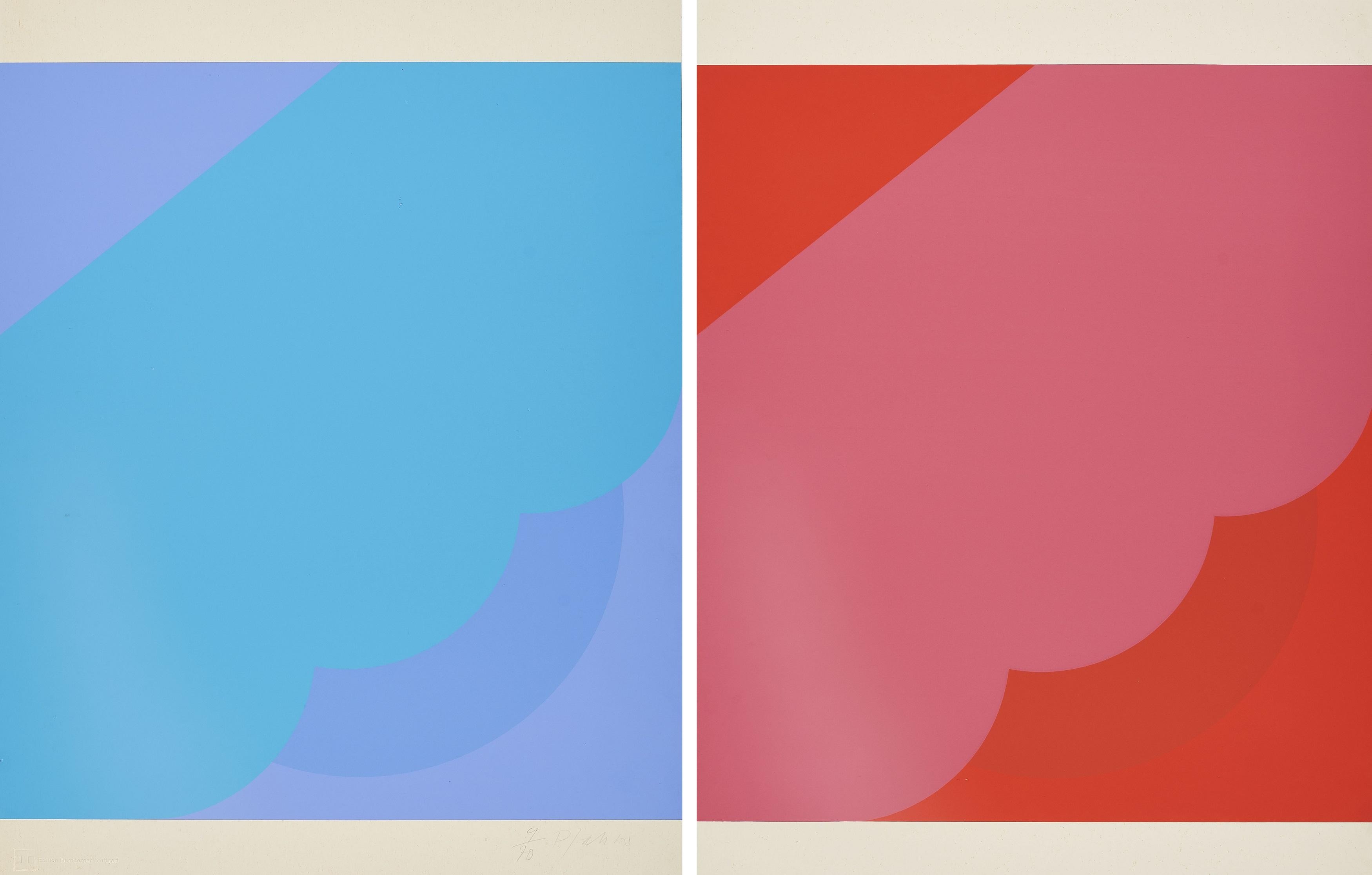 Georg Karl Pfahler | Mixed Lot of 2 Silkscreens. (1968) | MutualArt