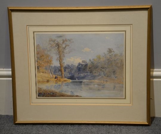 Robert Noble | Robert Noble (1857 - 1917) Fishing on the river ...