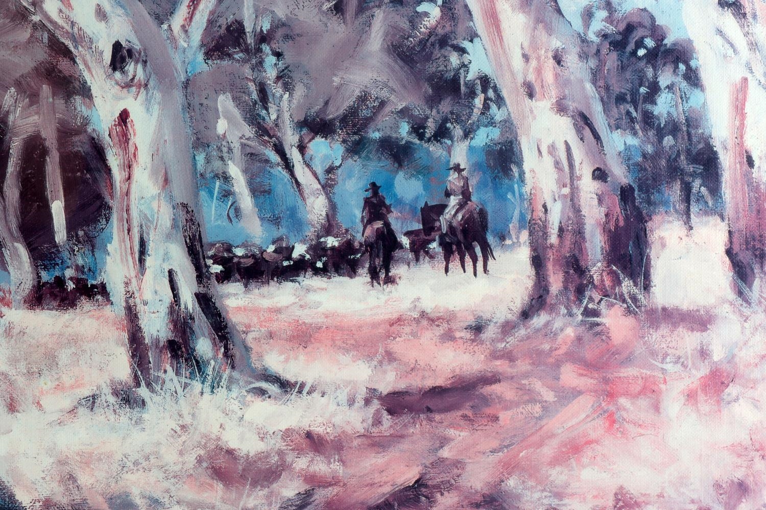 George Brooke | GEORGE BROOKE COWBOY WESTERN ART PRINT | MutualArt