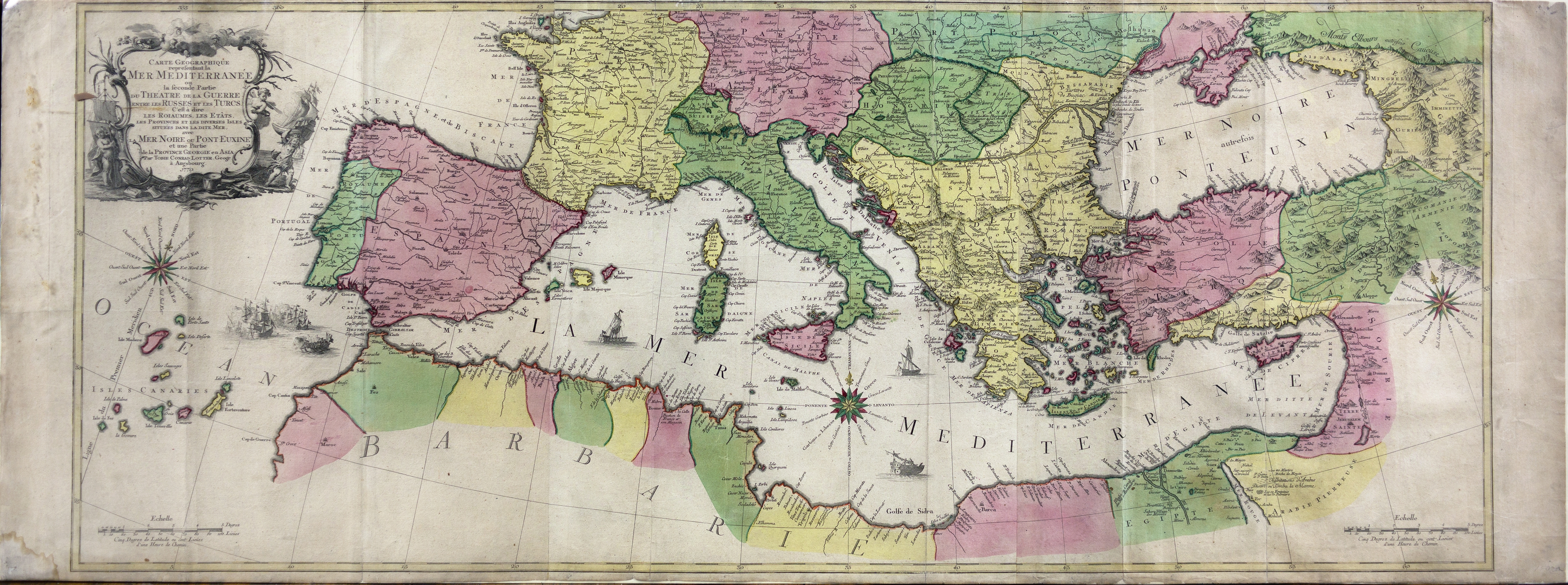 Tobias Conrad Lotter | Lotter Map of the Mediterranean | MutualArt
