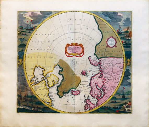 Frederick de Wit | De Wit Map of North Pole | Compare similar artworks ...