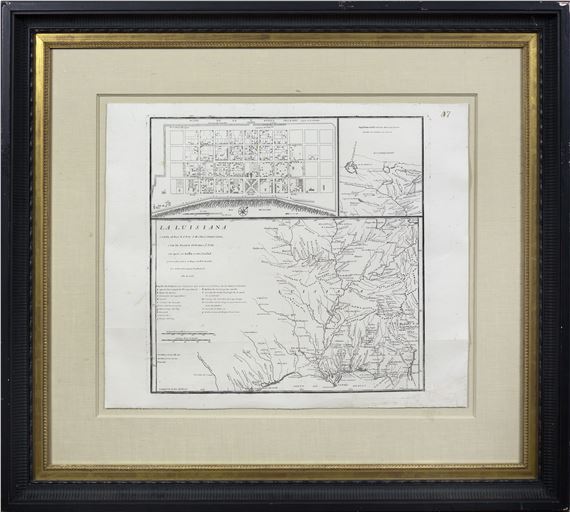 Tomás López de Vargas Machuca | Lopez Map of Louisiana Showing New ...