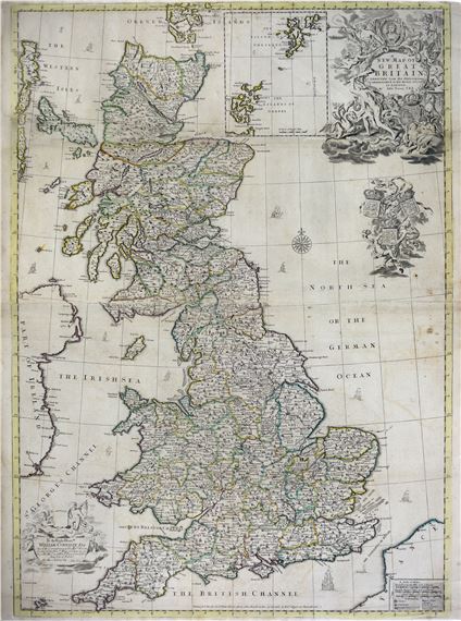 John Senex | Senex, New Map of Great Britain | MutualArt