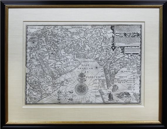 Linschoten, van | Linschoten Map of the Indian Ocean, English Printing ...