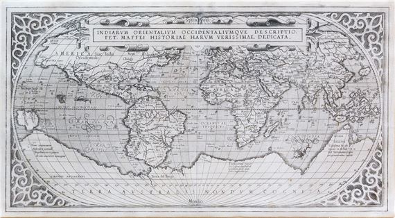 Giovanni Pietro Maffei | Maffei World Map, 1589 (1589) | MutualArt