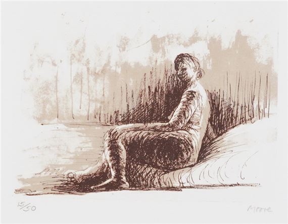 Henry Moore | Resting Girl | MutualArt