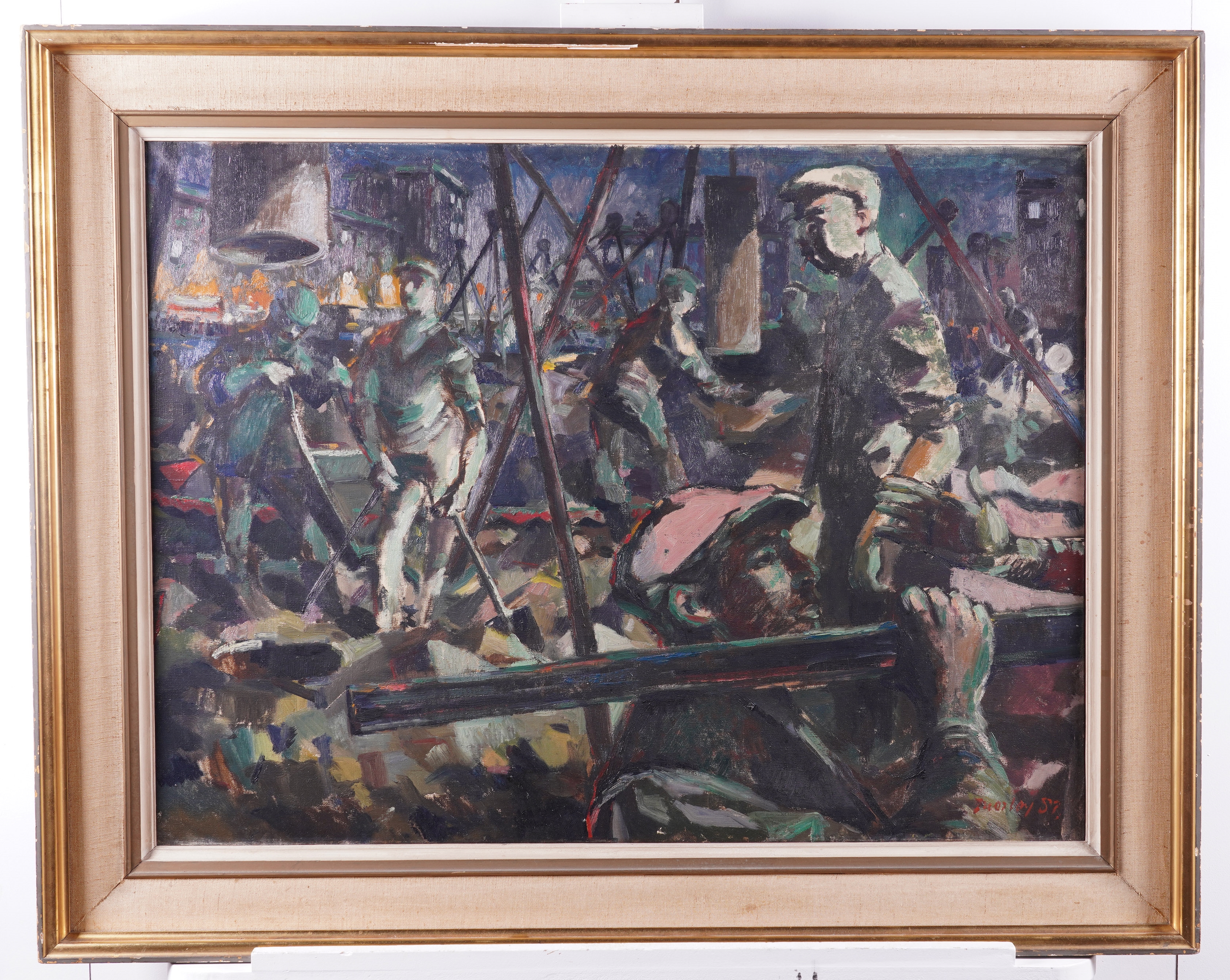 Charles Mozley | The Construction of Eastbourne Terrace, London | MutualArt