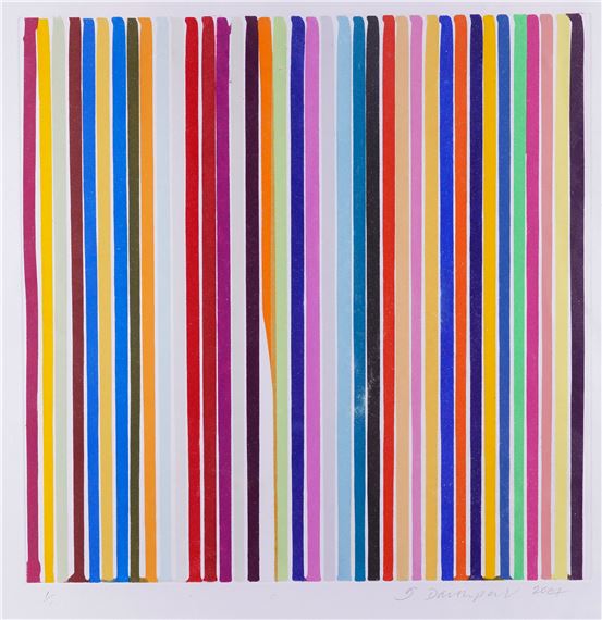 Ian Davenport | Etched Lines | MutualArt