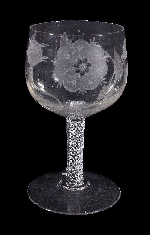 Leonard Fuller | An air-twist goblet of Jacobite significance (Mid 18th ...