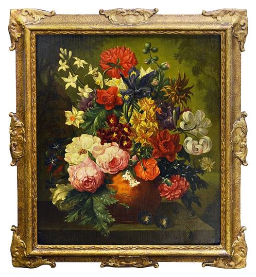 Jan van Kessel I | Still life of flowers in a vase | MutualArt