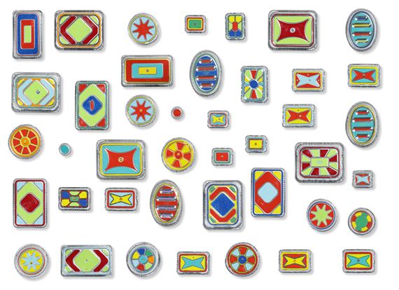 B. Wurtz | Untitled (Pan Paintings) (1990 - 1991) | MutualArt