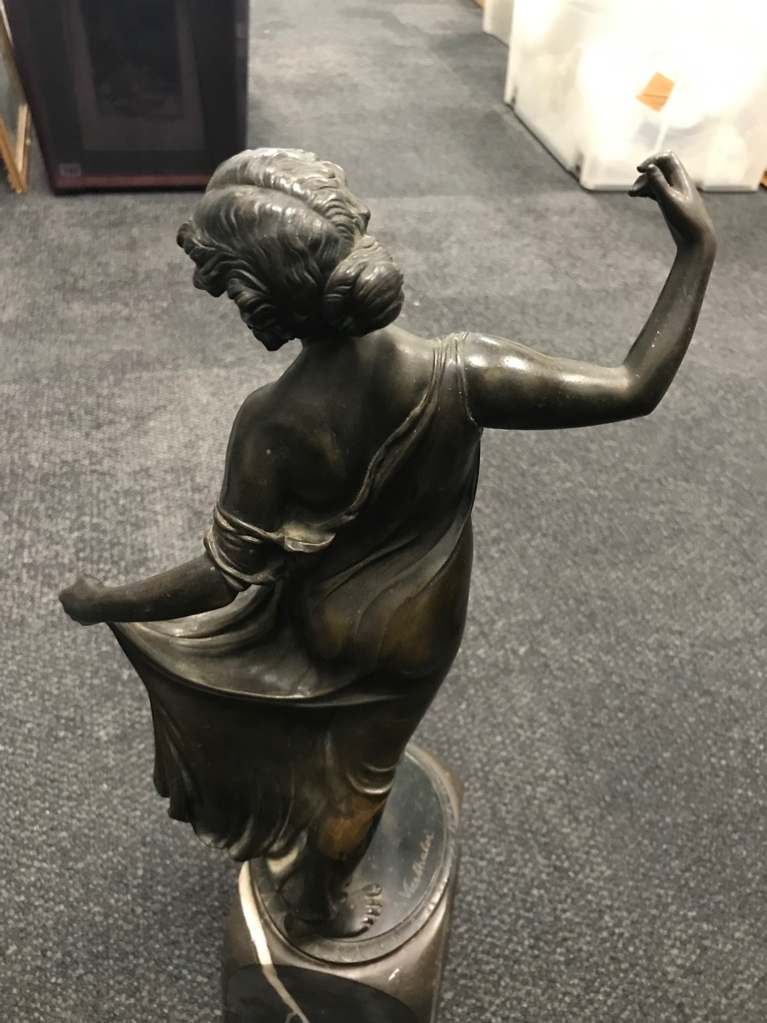 Johann Vierthaler | 1957) bronze figure of a maiden | MutualArt