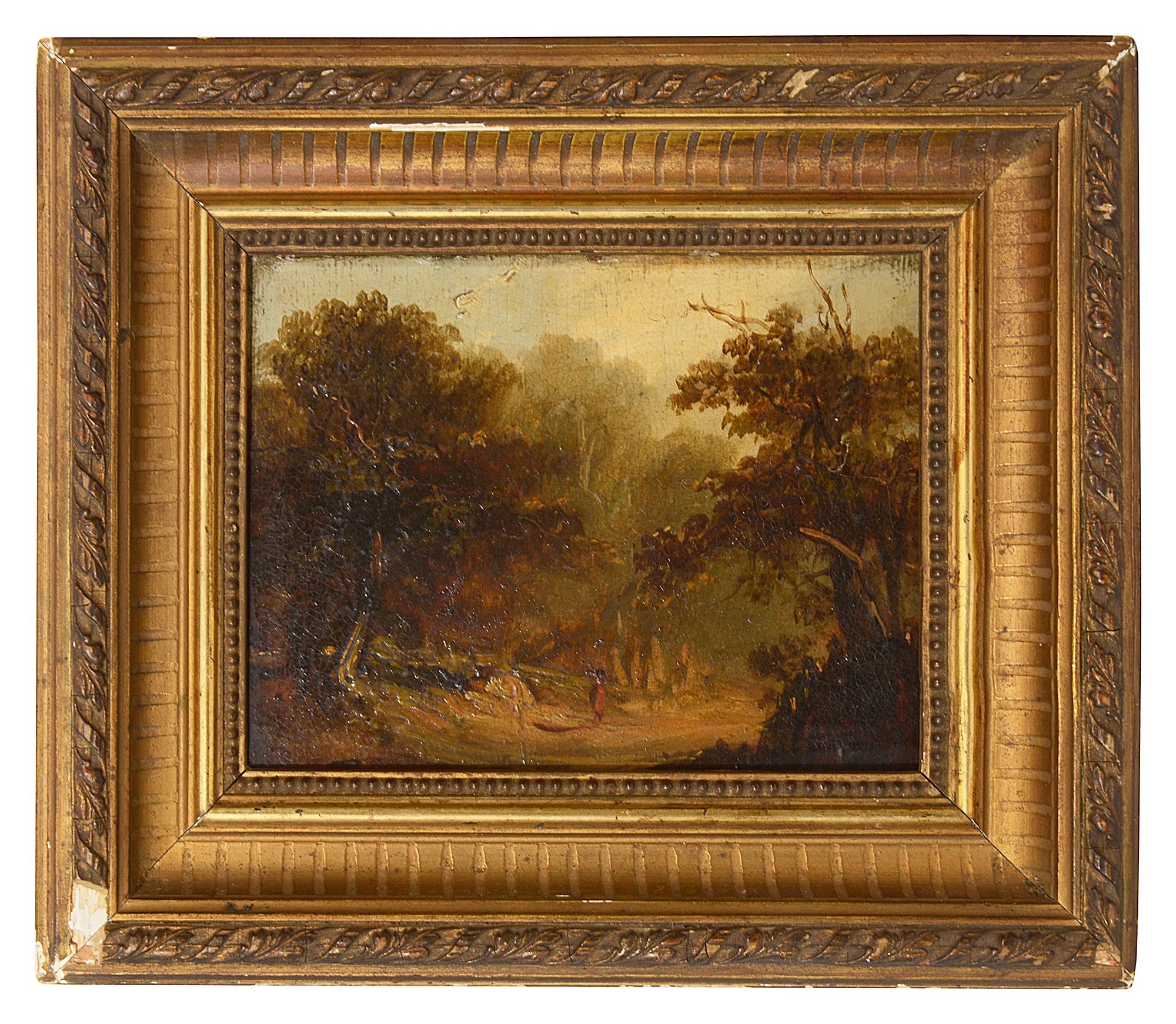 John Constable | Landscape with Figures on a Woodland Path | MutualArt