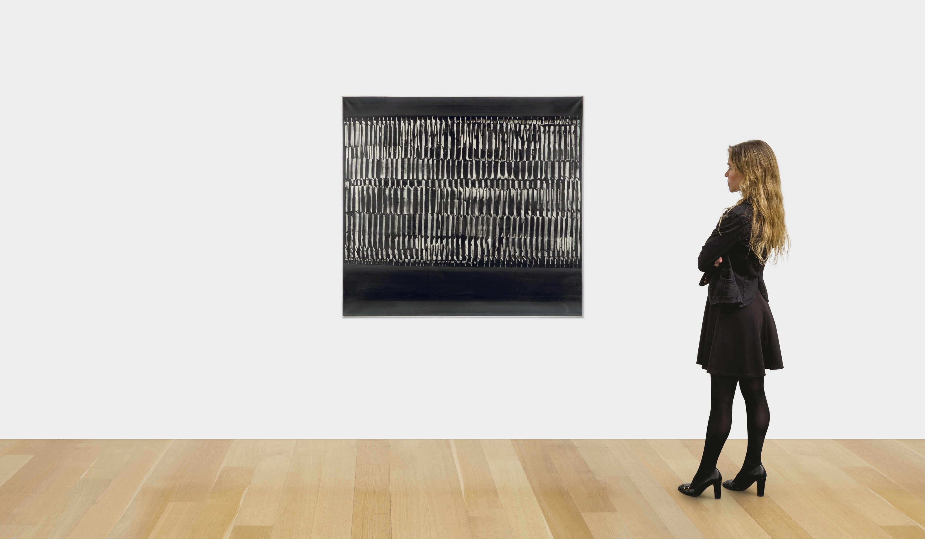 Heinz Mack | Dynamische Struktur Schwarz (1960) | MutualArt