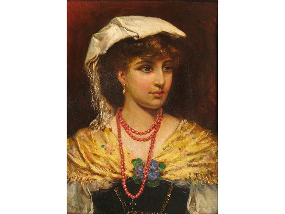 August Pollak | Portrait of a southern woman | MutualArt