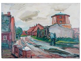 Rizek Emil | Village landscape | Compare similar artworks | MutualArt