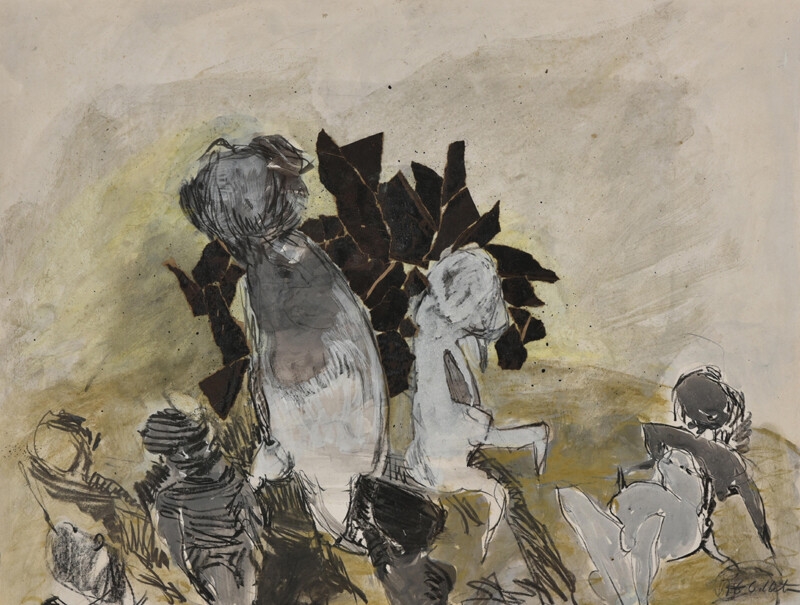 Roger Edgar Gillet | Femme et cavalier | Compare similar artworks ...