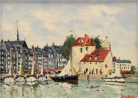 Jean-Pierre Dubord | Le vieux bassin à Honfleur | MutualArt