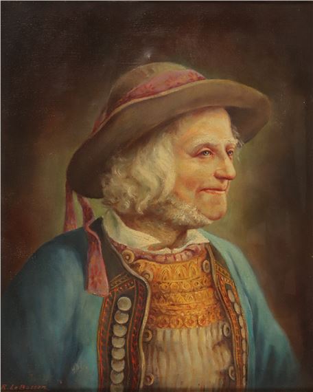 René Le Baccon | Breton en costume de fête | MutualArt