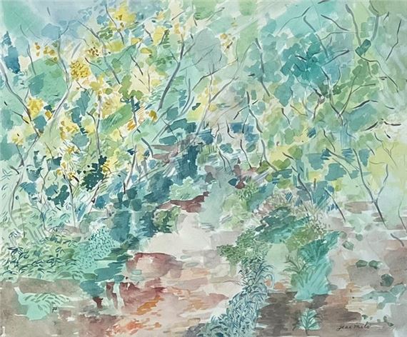 Jean Milo | The Descent to the Vegetable Garden | MutualArt