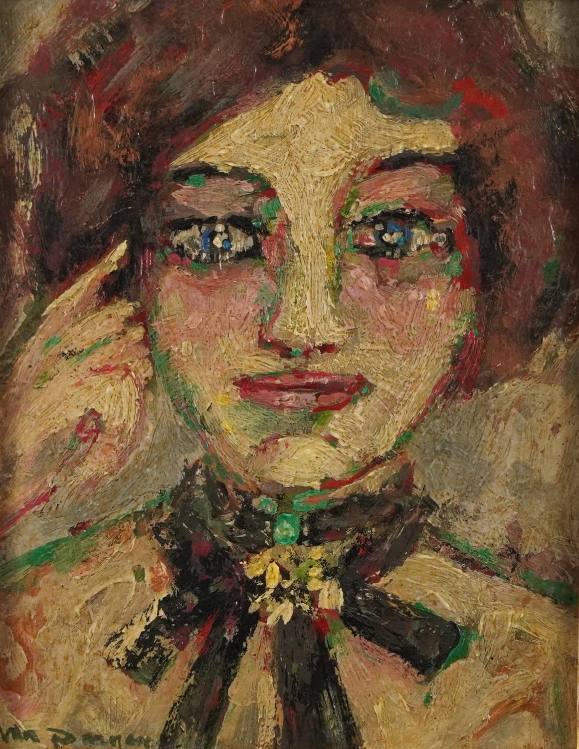 French School | Head and shoulders portrait of a female | MutualArt