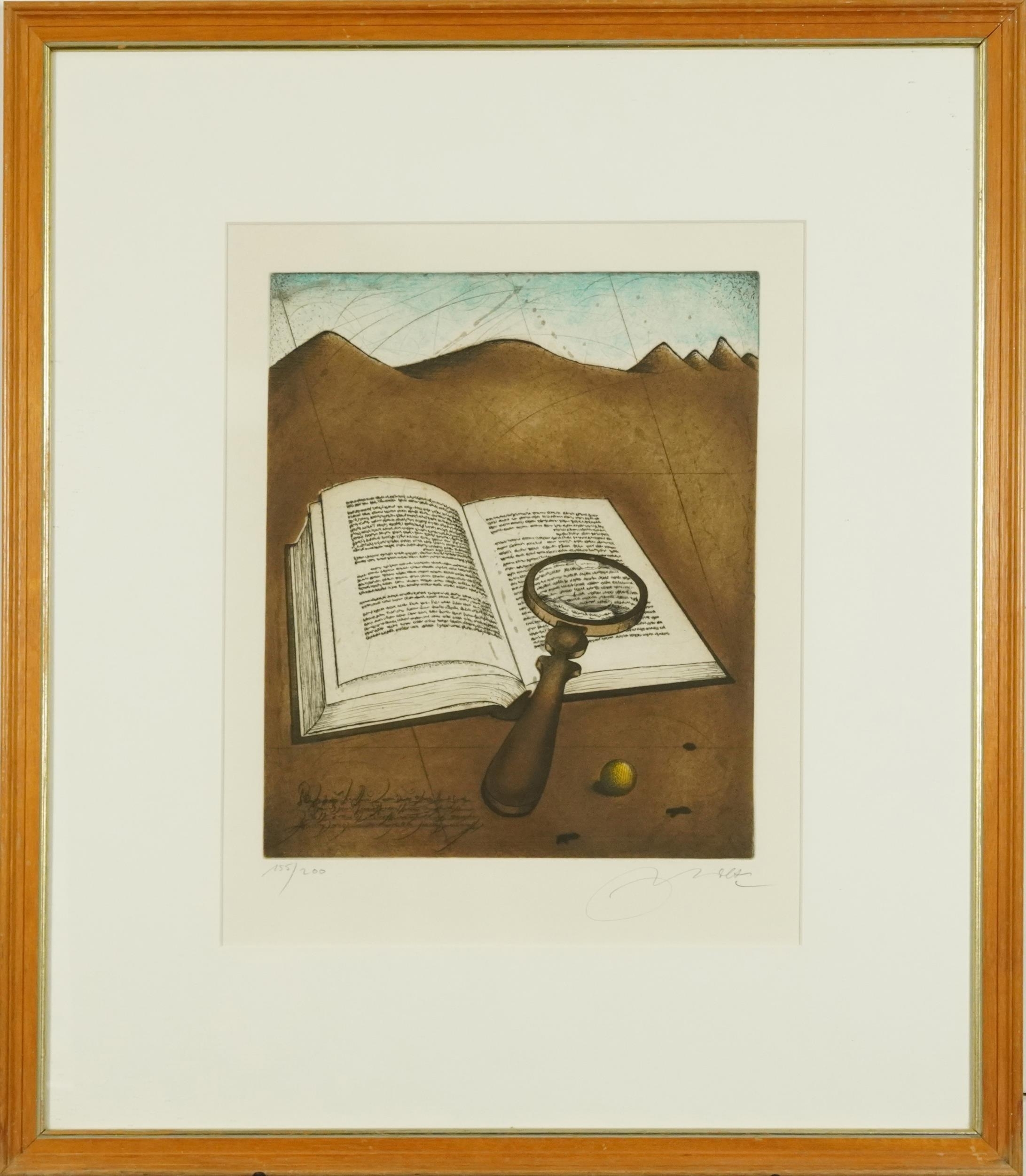 Udo Nolte | Magnifying glass and conch shell | MutualArt