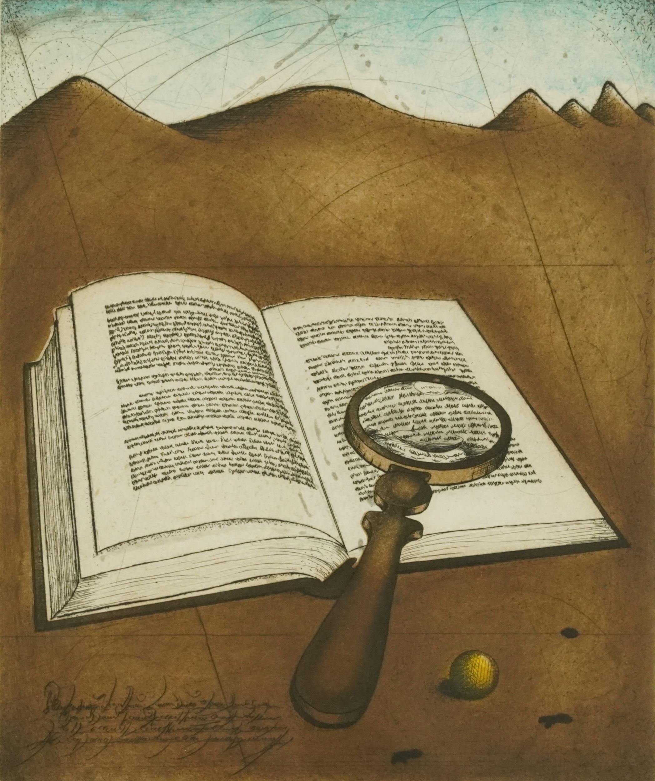 Udo Nolte | Magnifying glass and conch shell | MutualArt