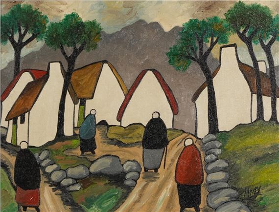 Markey Robinson | Village life | MutualArt