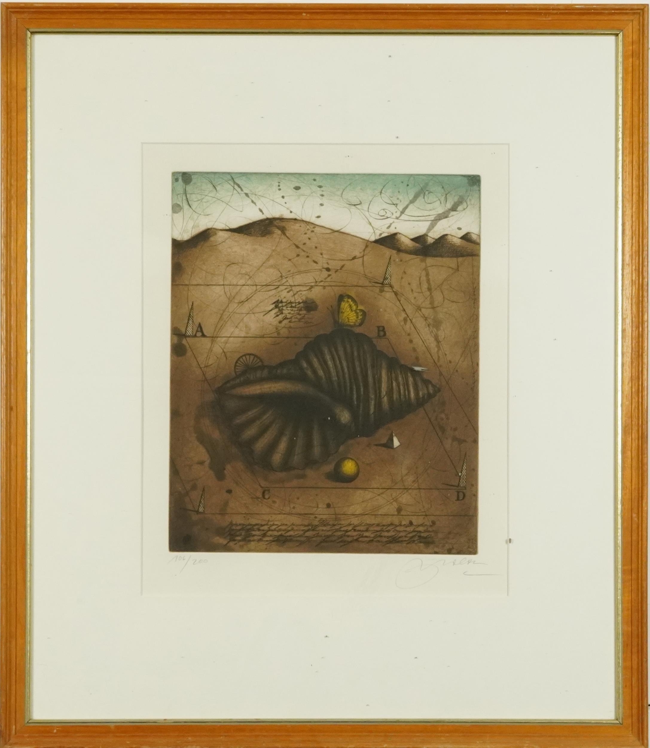 Udo Nolte | Magnifying glass and conch shell | MutualArt