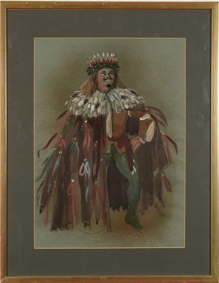 Carl Toms | Figure wearing robes and a crown | MutualArt