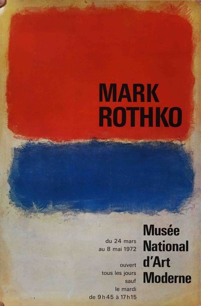 Mark Rothko | Retrospective at the Guggenheim, Exhibition Poster (1978 ...