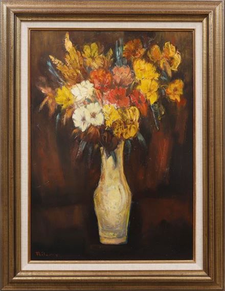 Jean-Pierre Thilmany | still life with flowers | MutualArt