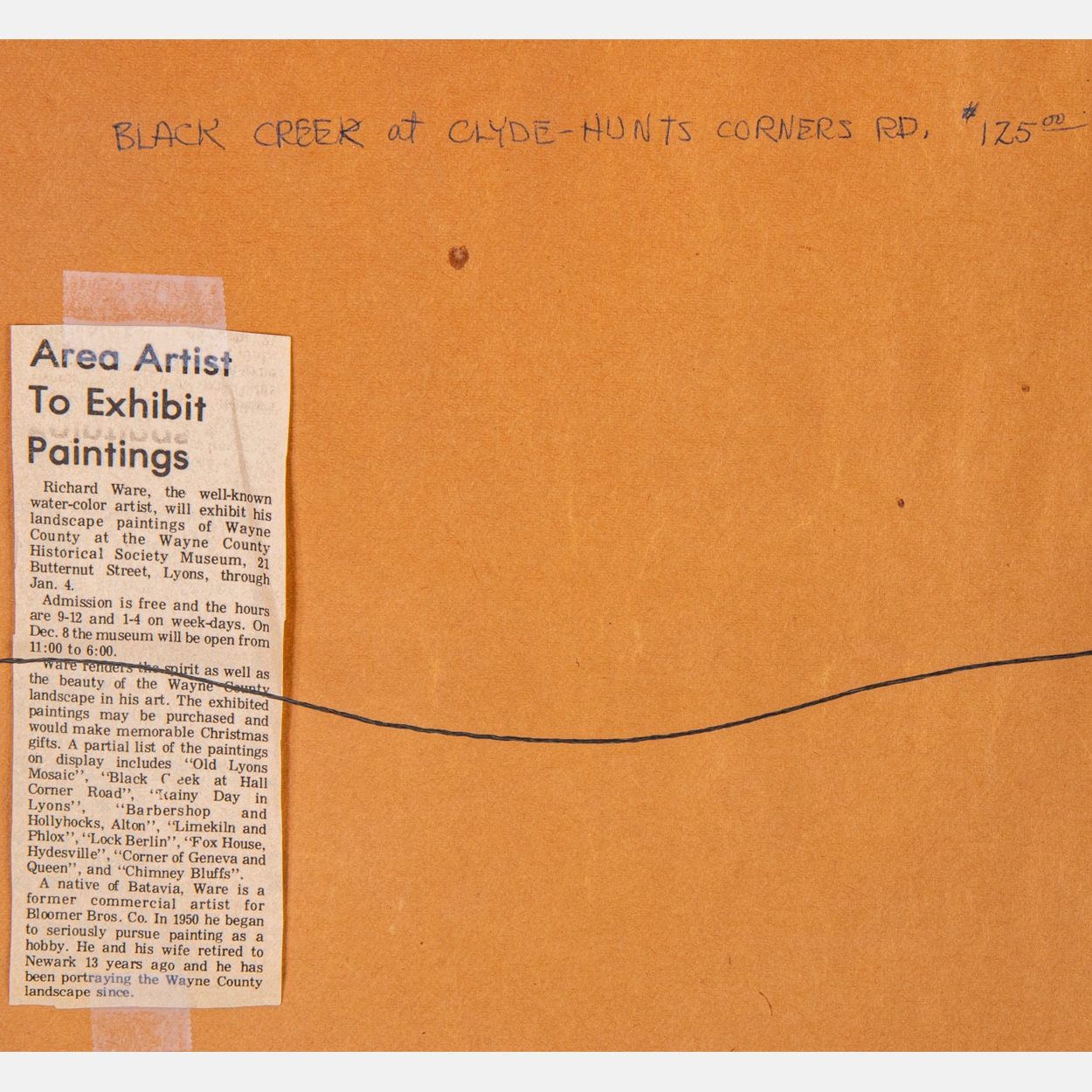 Richard Ware | Landscape with Geese | MutualArt