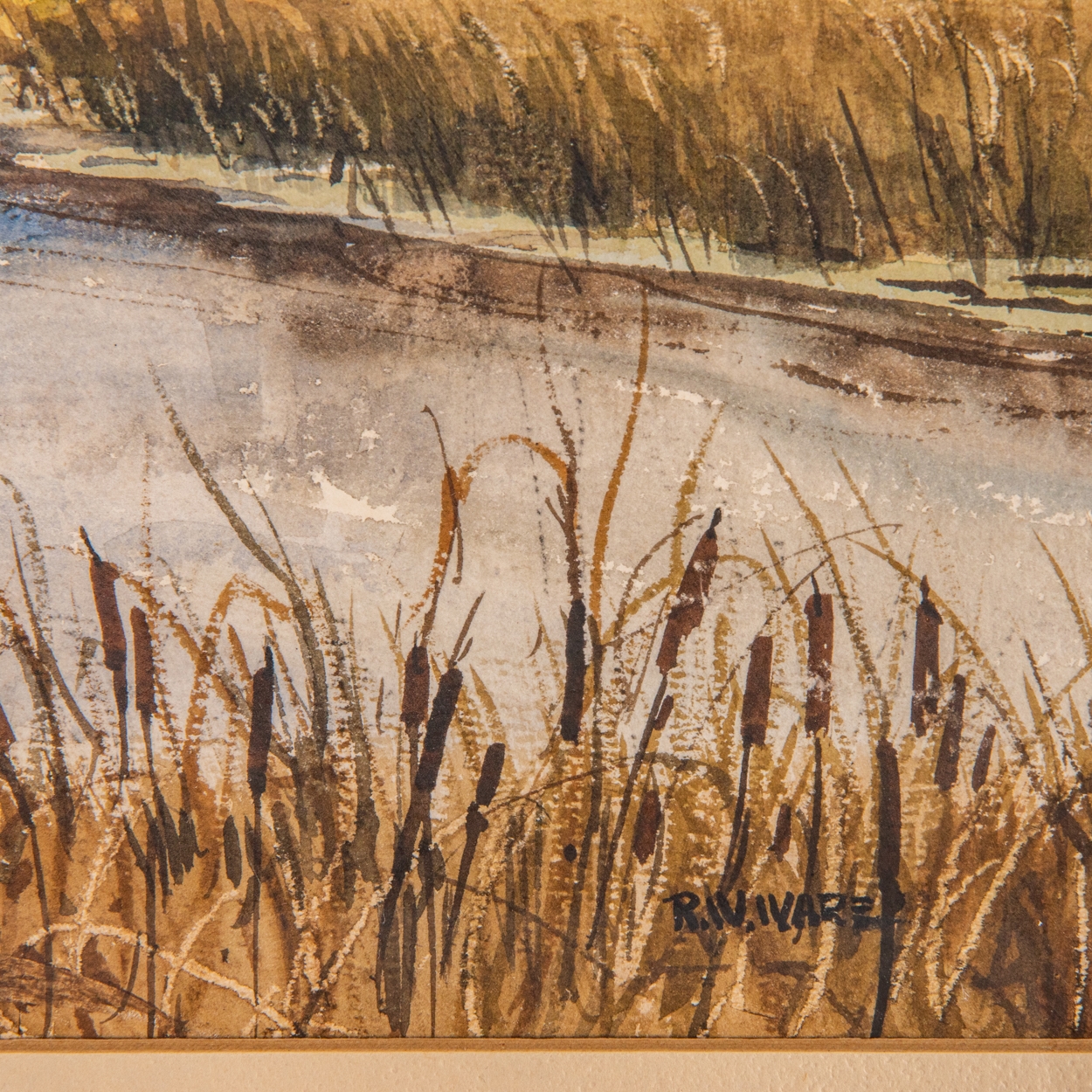 Richard Ware | Landscape with Geese | MutualArt