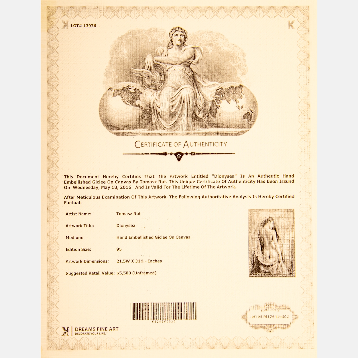 Tomasz Rut | Dionysea | MutualArt