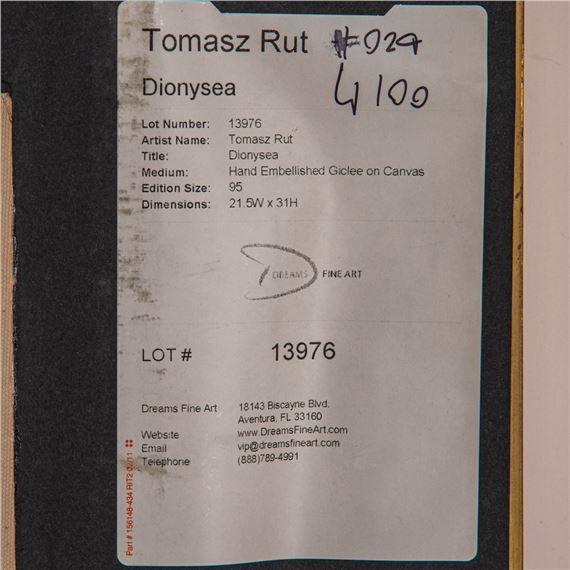 Tomasz Rut | Dionysea | MutualArt