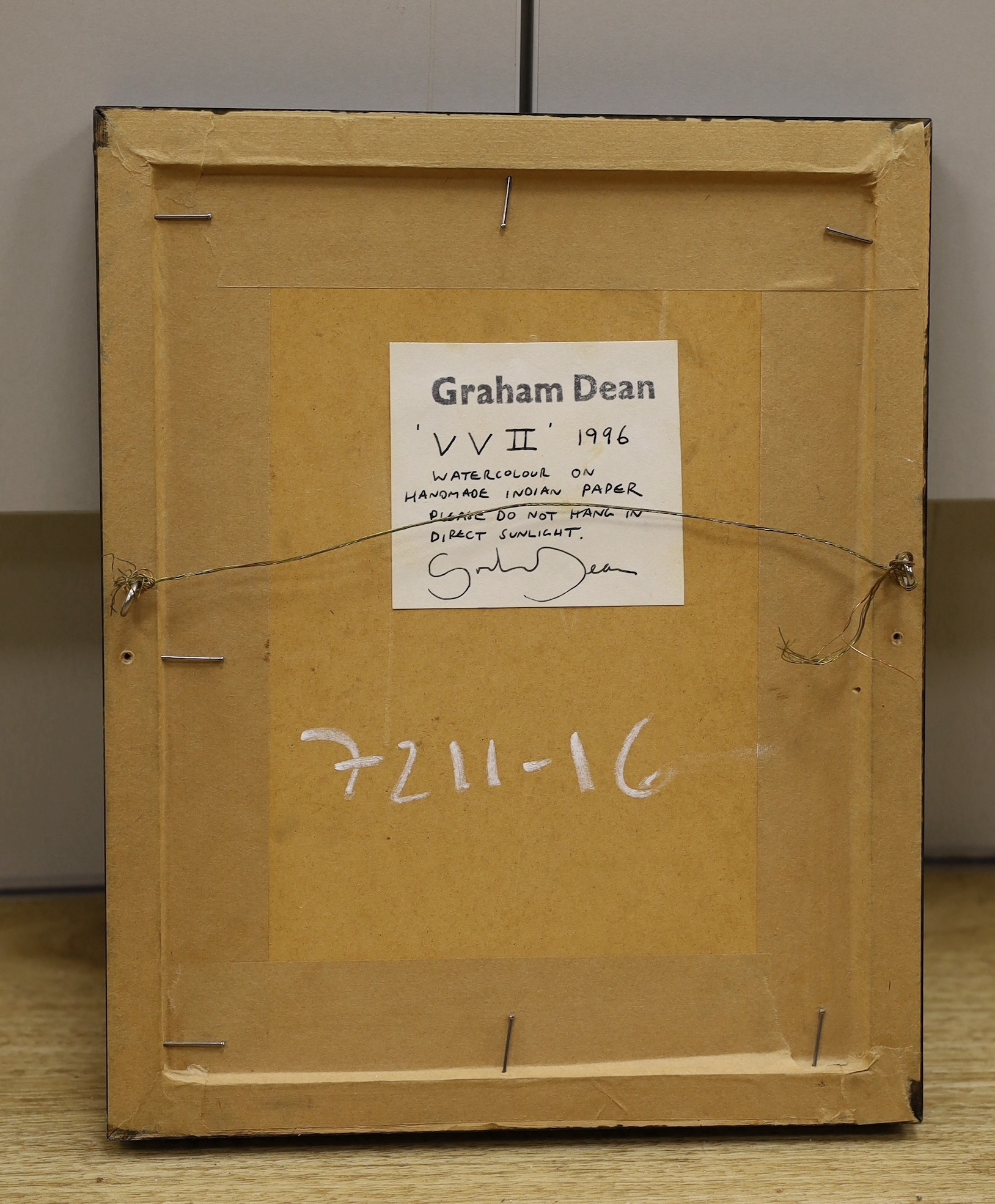 Graham Dean | watercolour on handmade Indian paper | MutualArt