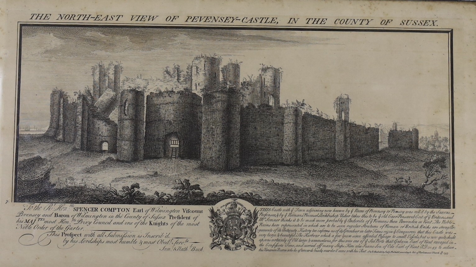 Samuel Buck | Views of Sussex Castles (1737) | MutualArt