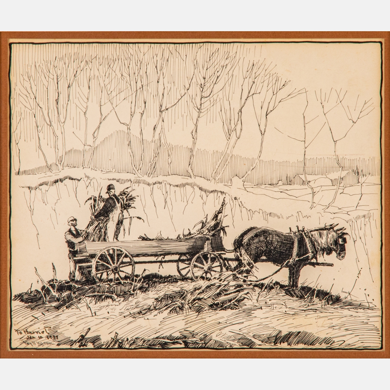 Roy M. Mason | Fall Harvest Scene | MutualArt