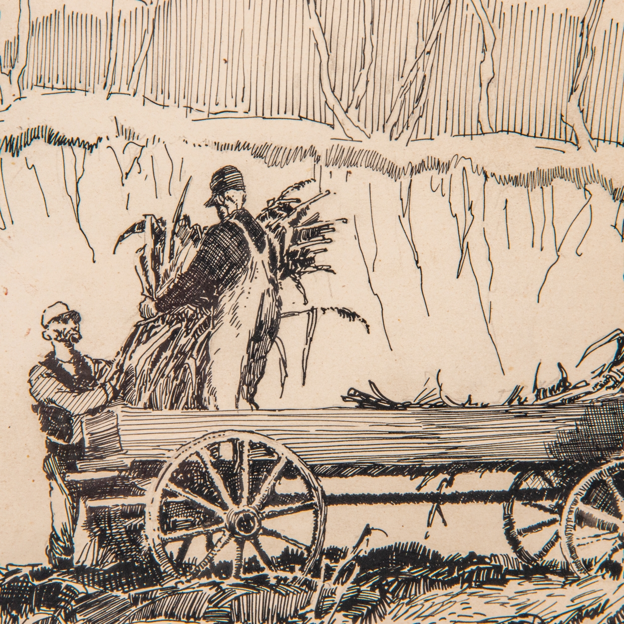 Roy M. Mason | Fall Harvest Scene | MutualArt