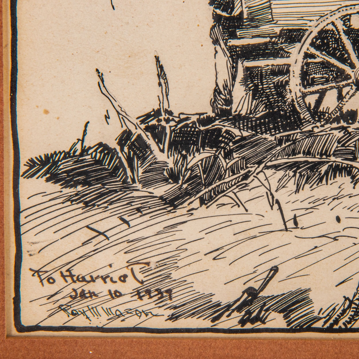 Roy M. Mason | Fall Harvest Scene | MutualArt