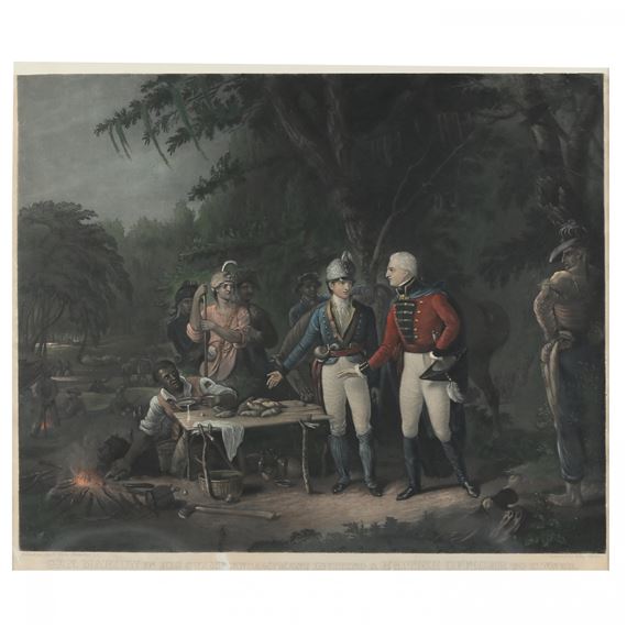 John Blake White | General Marion in the Swamp Encampment Inviting a ...