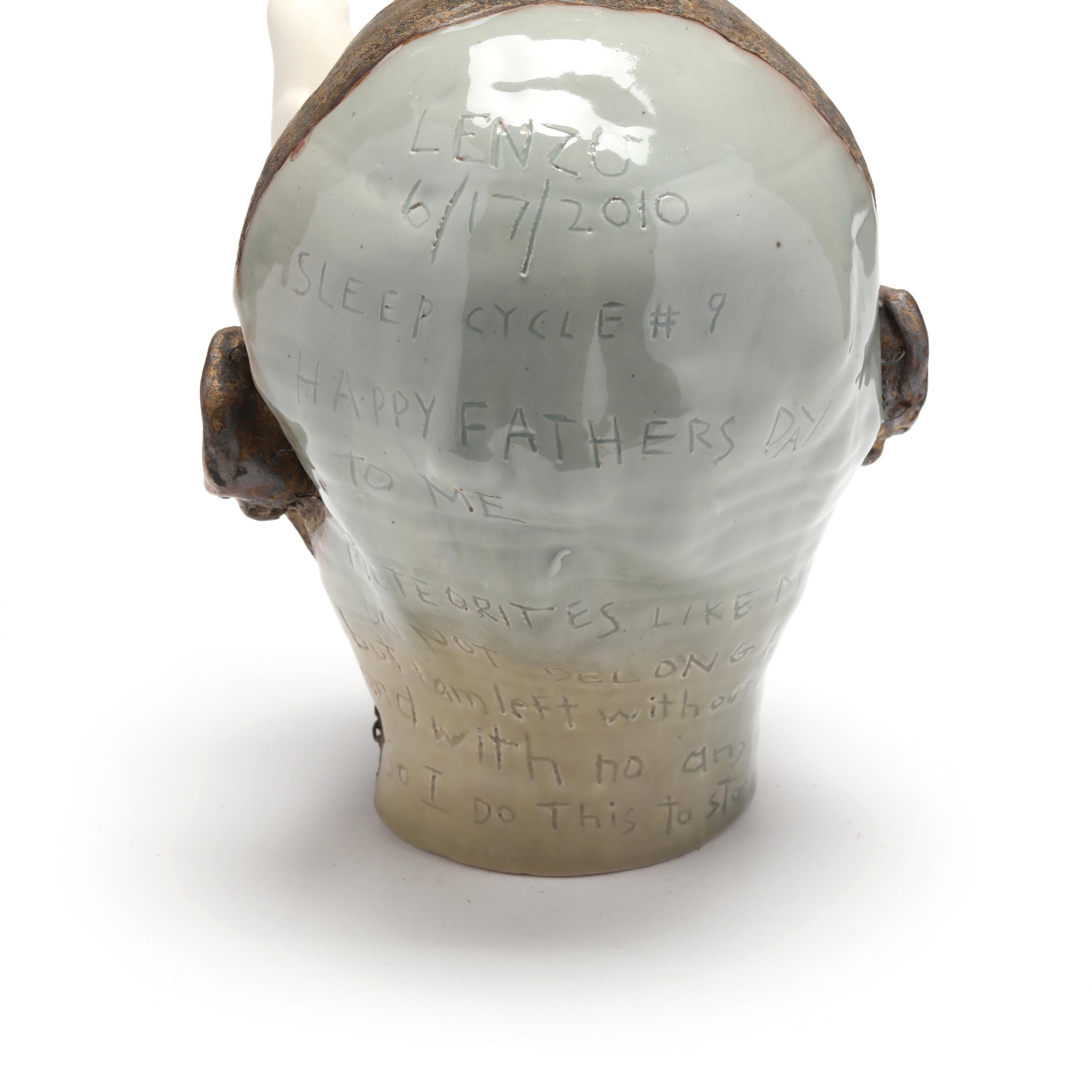 Peter Lenzo | Folk Art Face Sculpture | MutualArt