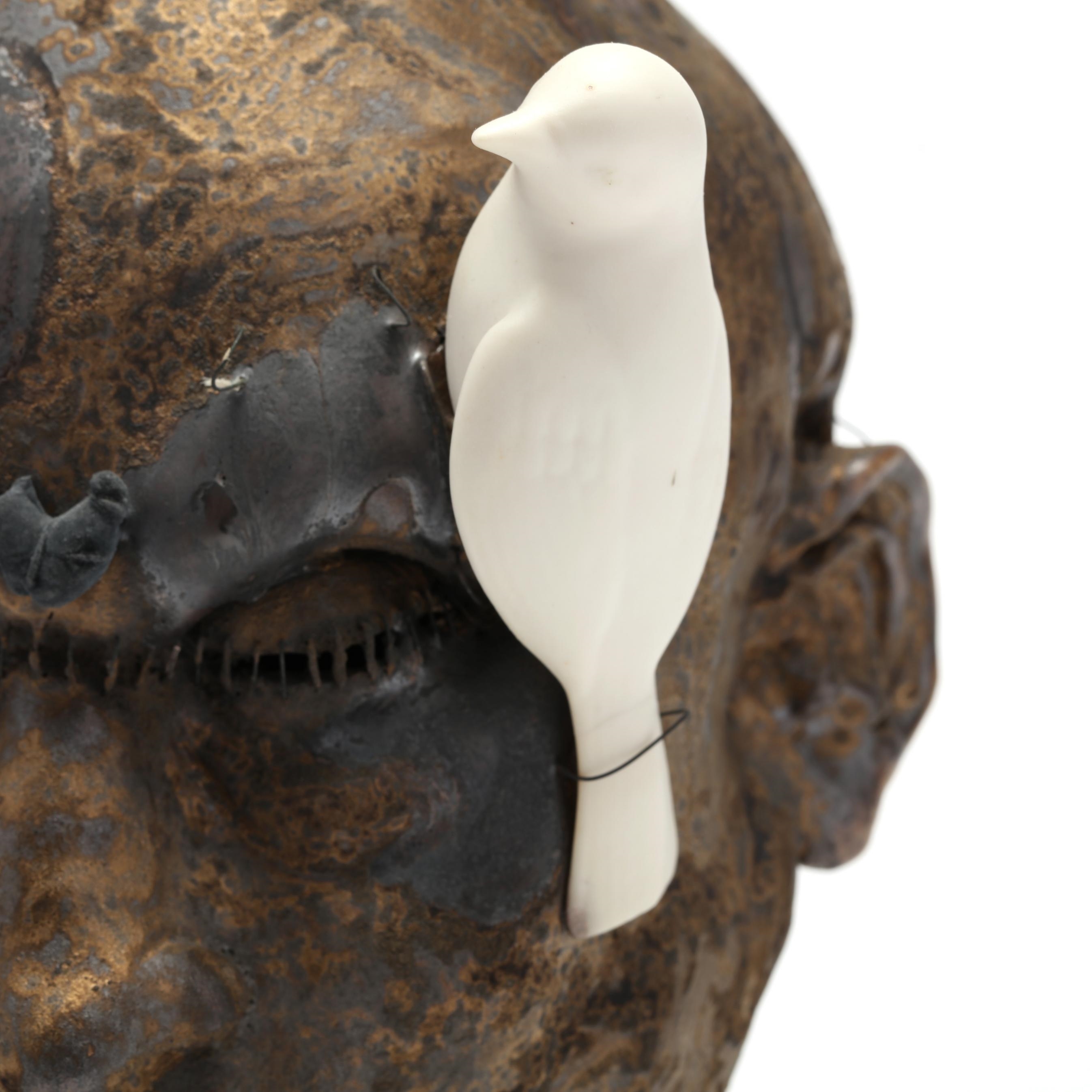 Peter Lenzo | Folk Art Face Sculpture | MutualArt