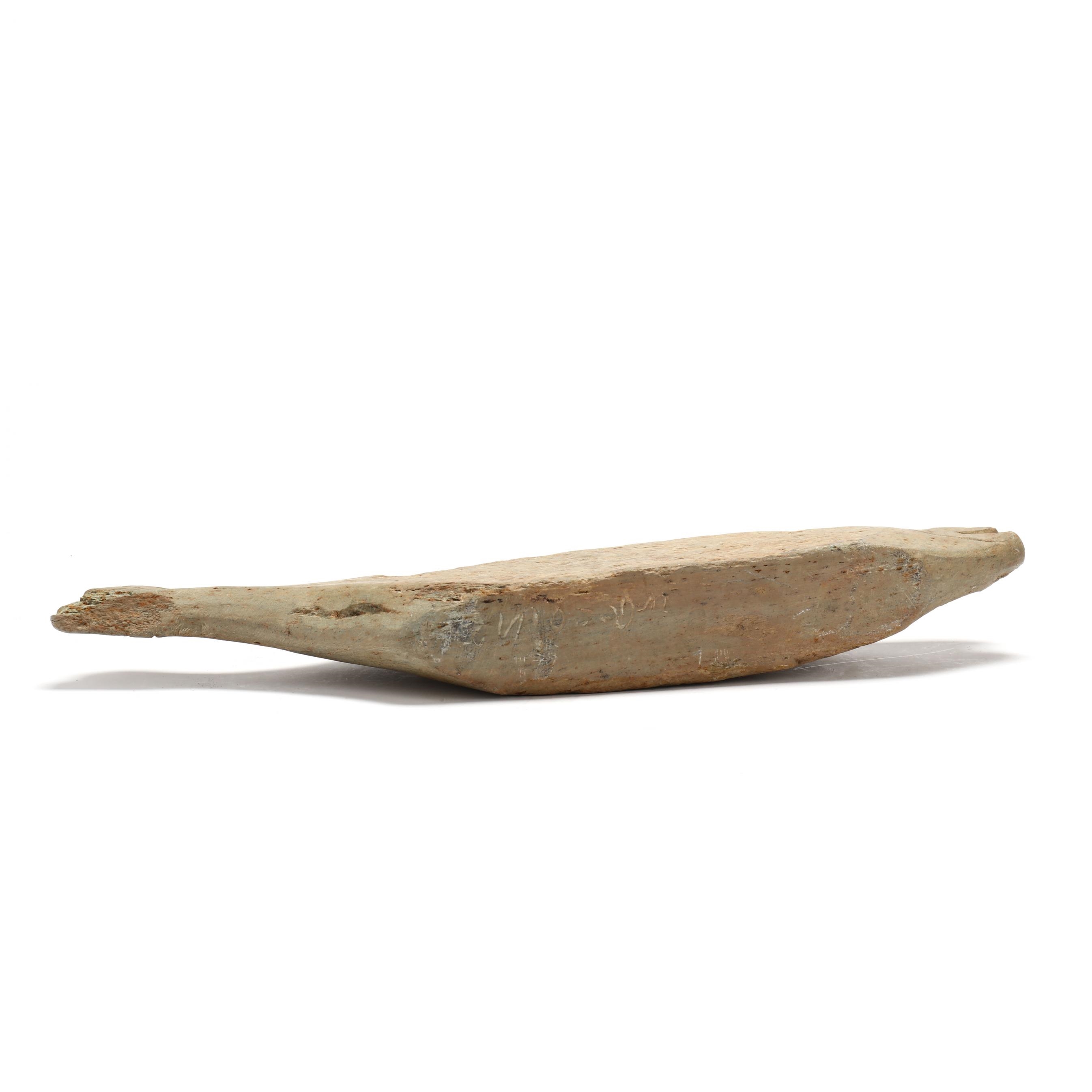 Raymond Coins | Folk Art Carved Stone Fish | MutualArt